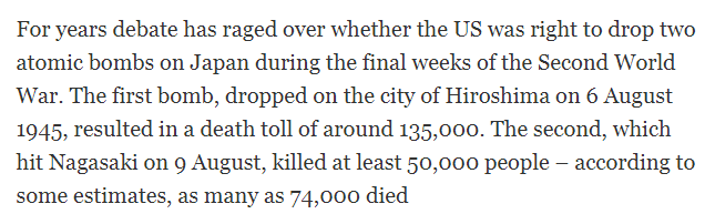 The Bombing of Hiroshima - Ashly Winkle | Library | Formative