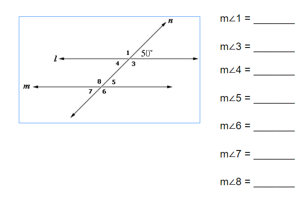 Parallel Lines and Transversals Solving - Andrew Wilde | Library | Formative