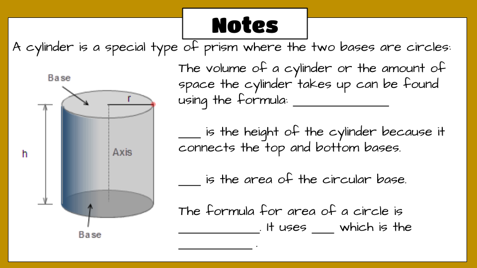 8.6A - Intro to Volume of 3D Shapes - Mr. Antoine | Library | Formative