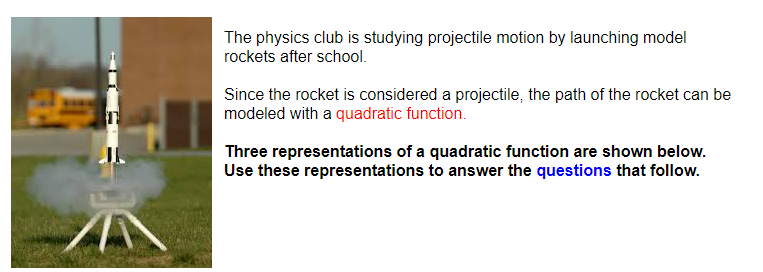 Quadratic Rocket Application - Christopher Strickland | Library | Formative