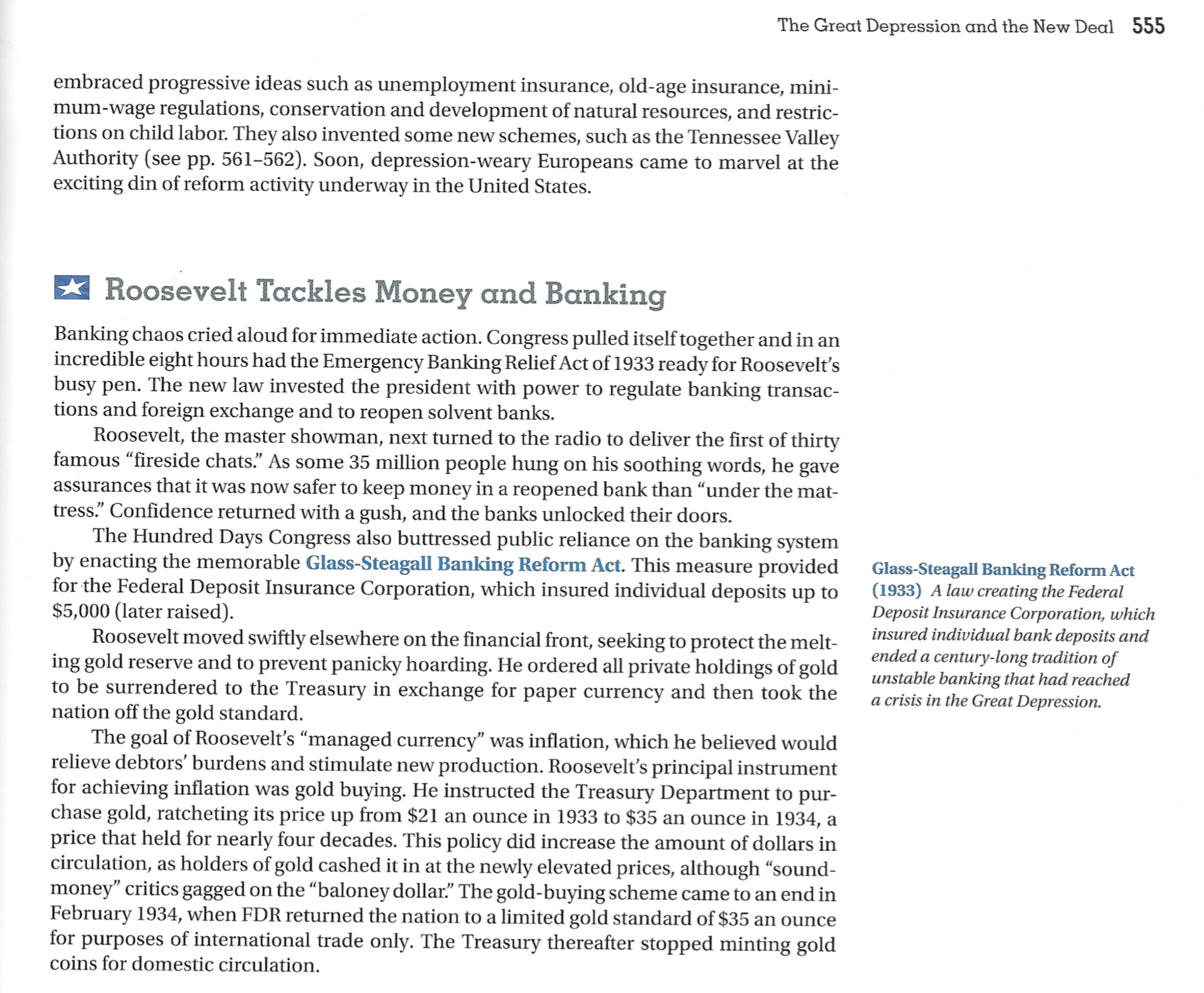 APUSH Chapter 32 - The Great Depression and the New Deal (1920-1932 ...