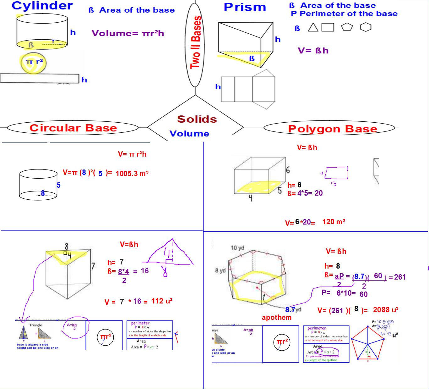 Lesson 1 Volume of Cylinders Prisms - edith lopez | Library | Formative