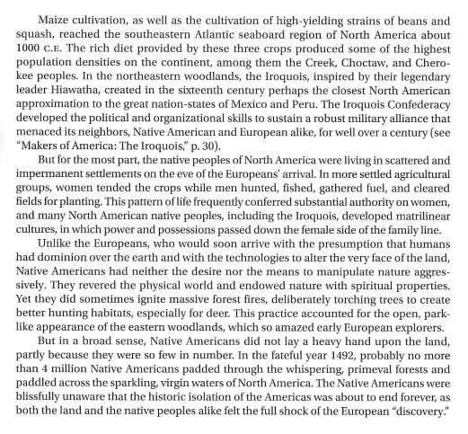 APUSH Chapter 1: New World Beginnings - Haiyen Truong | Library | Formative