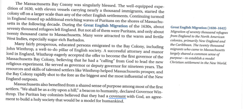 APUSH Chapter 3: Settling the Northern Colonies (1619-1700) - Haiyen ...
