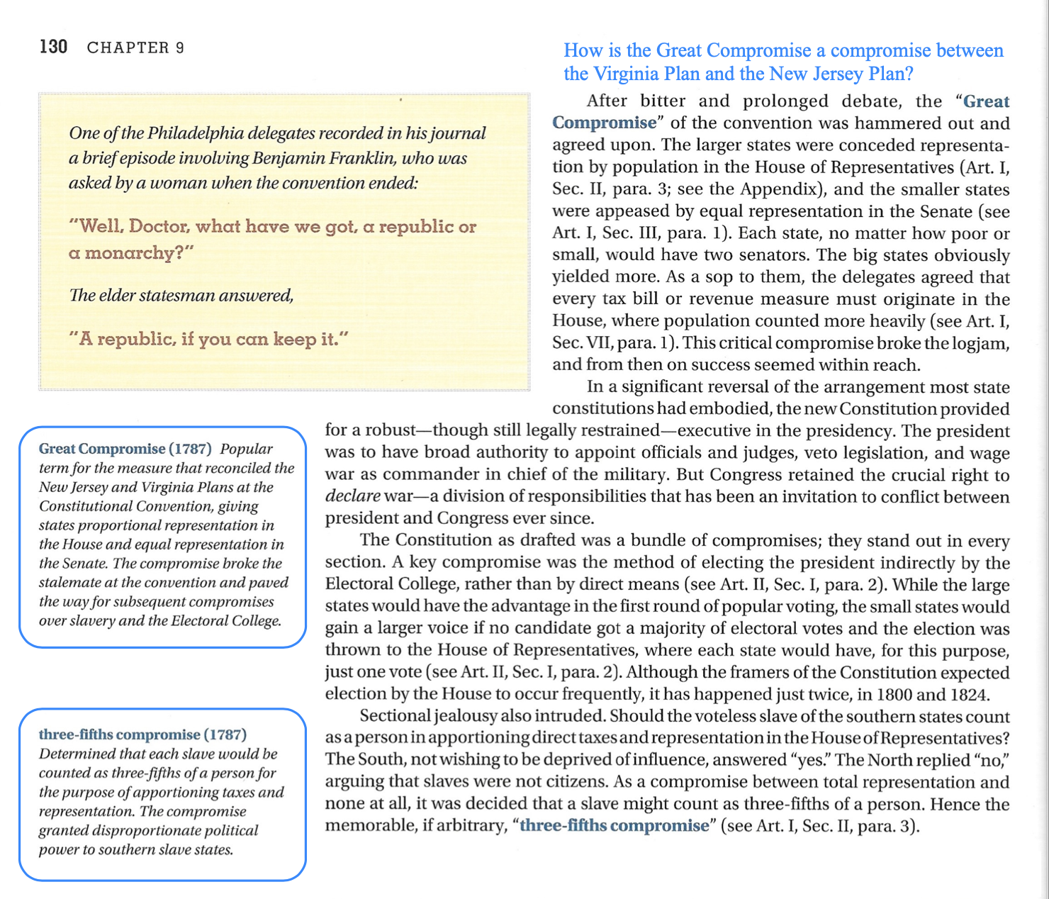 APUSH Chapter 9: The Confederation and the Constitution (1776-1790 ...