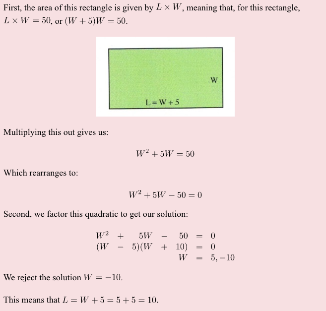 Practice: Quadratic Equations Word Problems (Puzzles) using Quadratic ...