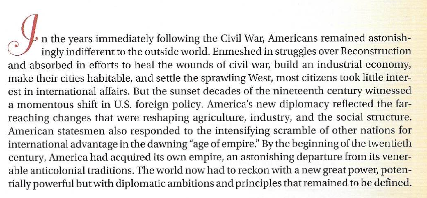 APUSH Chapter 27 - Empire and Expansion (1890-1909) - Haiyen Truong ...