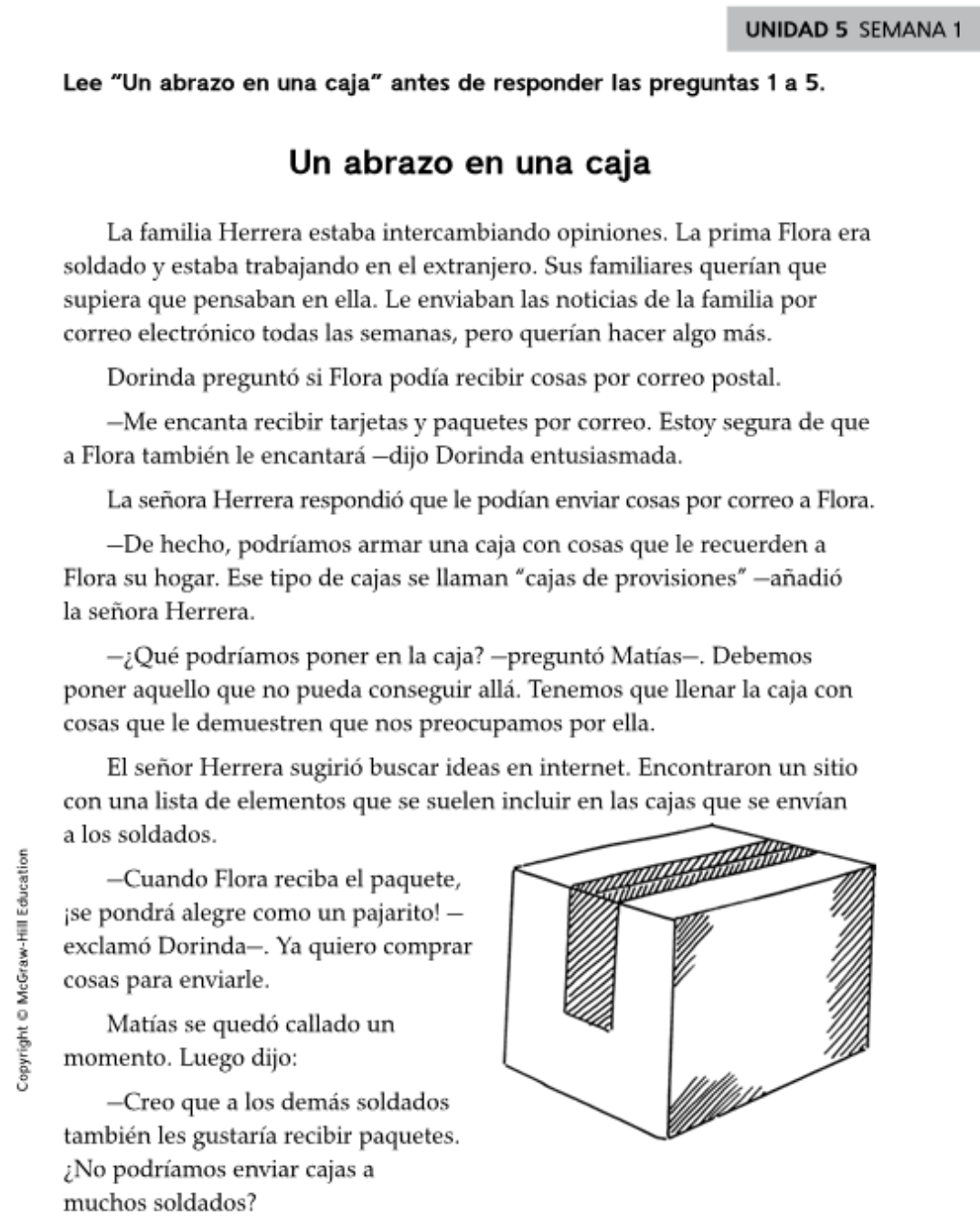 Maravillas Unidad 5 Semana 1 - Cynthia Mendoza | Library | Formative