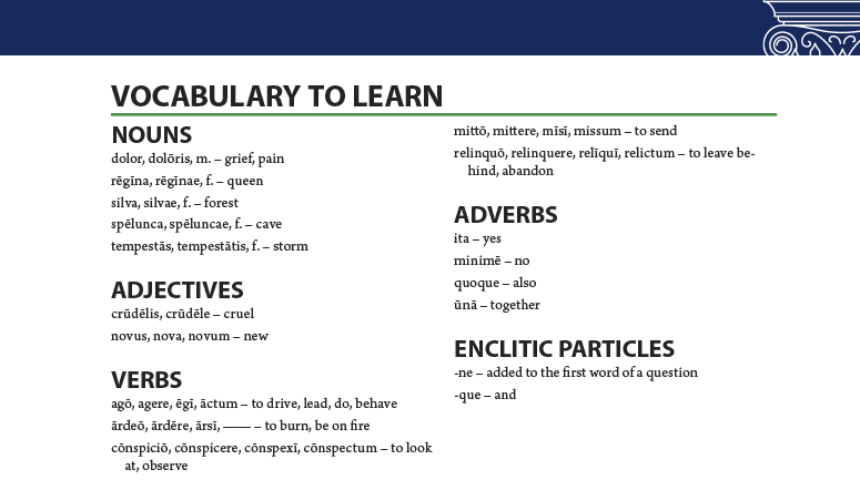 LNM1 Ch 11 Vocabulary & Exercise 2 - Michael Garcia | Library | Formative