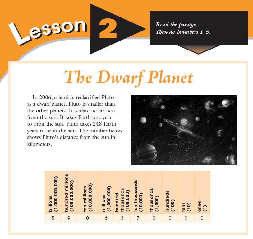 Lesson 2 - The Dwarf Planet - Todd Doughty | Library | Formative