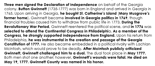 H3b_The Declaration of Independence & Georgia - Rikki Stewart | Library ...