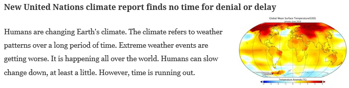 Climate Change Reading - Justine Brunett | Library | Formative