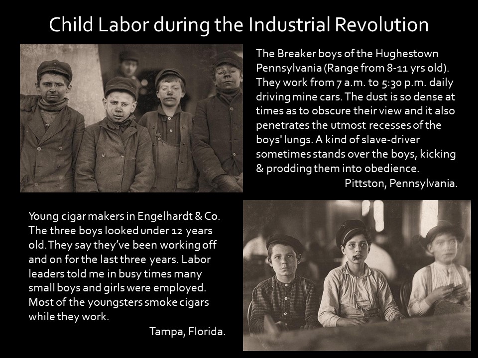 Industrial Revolution - Child Labor - David Duval | Library | Formative